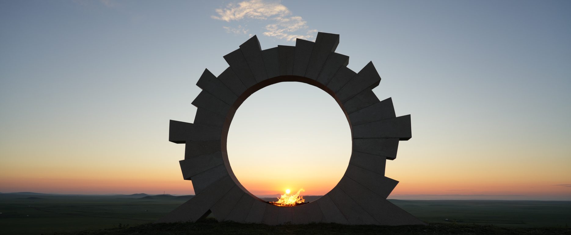 Flame Art Installation of Volcano – PLAT ASIA