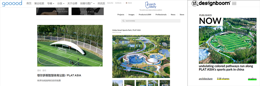 International design media, gooood, ArchDaily, and designboom published ...